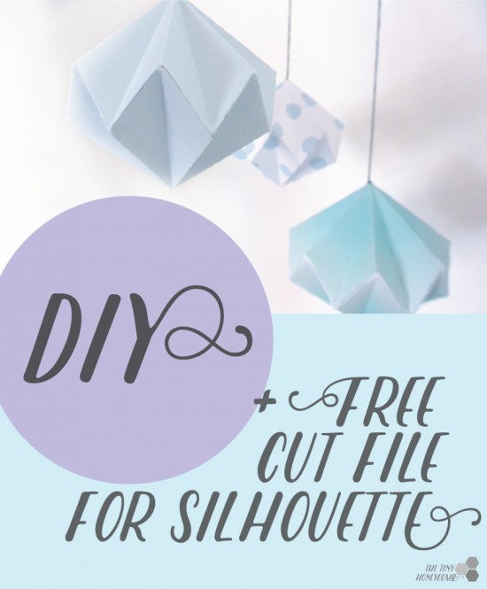 DIY Paper Diamonds + Free Cut File – The Tiny Honeycomb