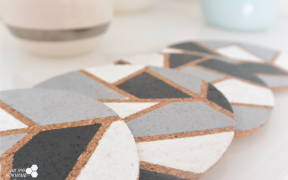 Cheap DIY Coasters – The Tiny Honeycomb