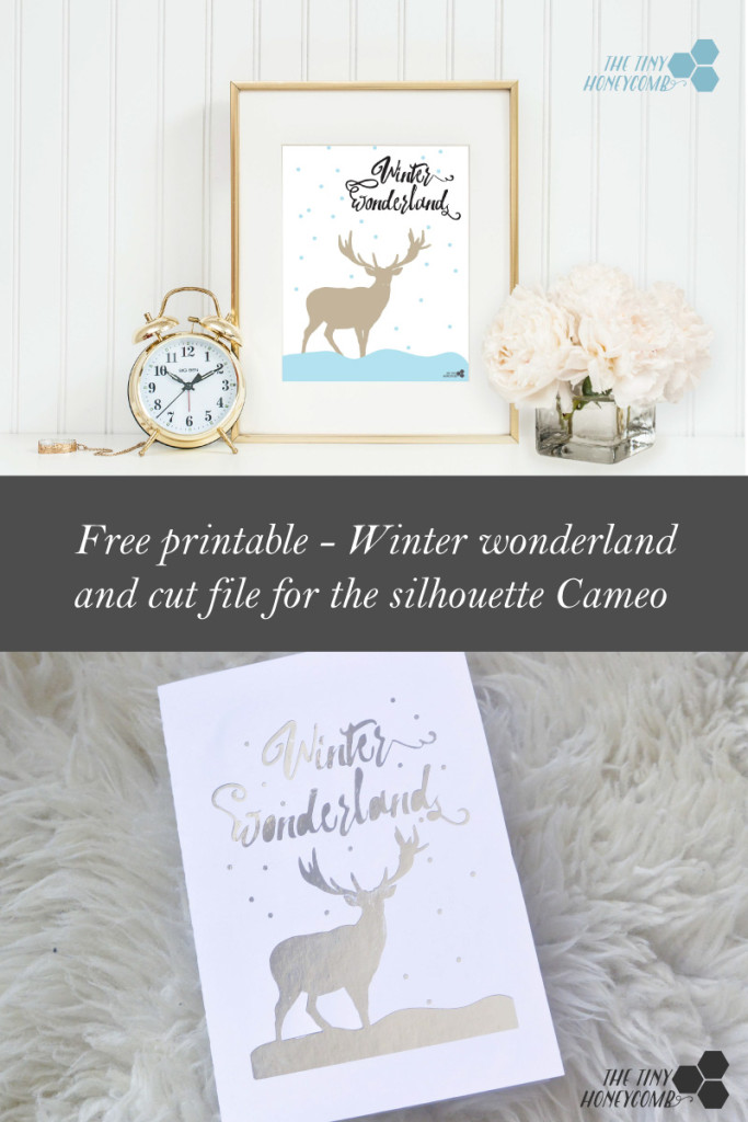 Free Winter Wonderland Printable + Cut file – The Tiny Honeycomb